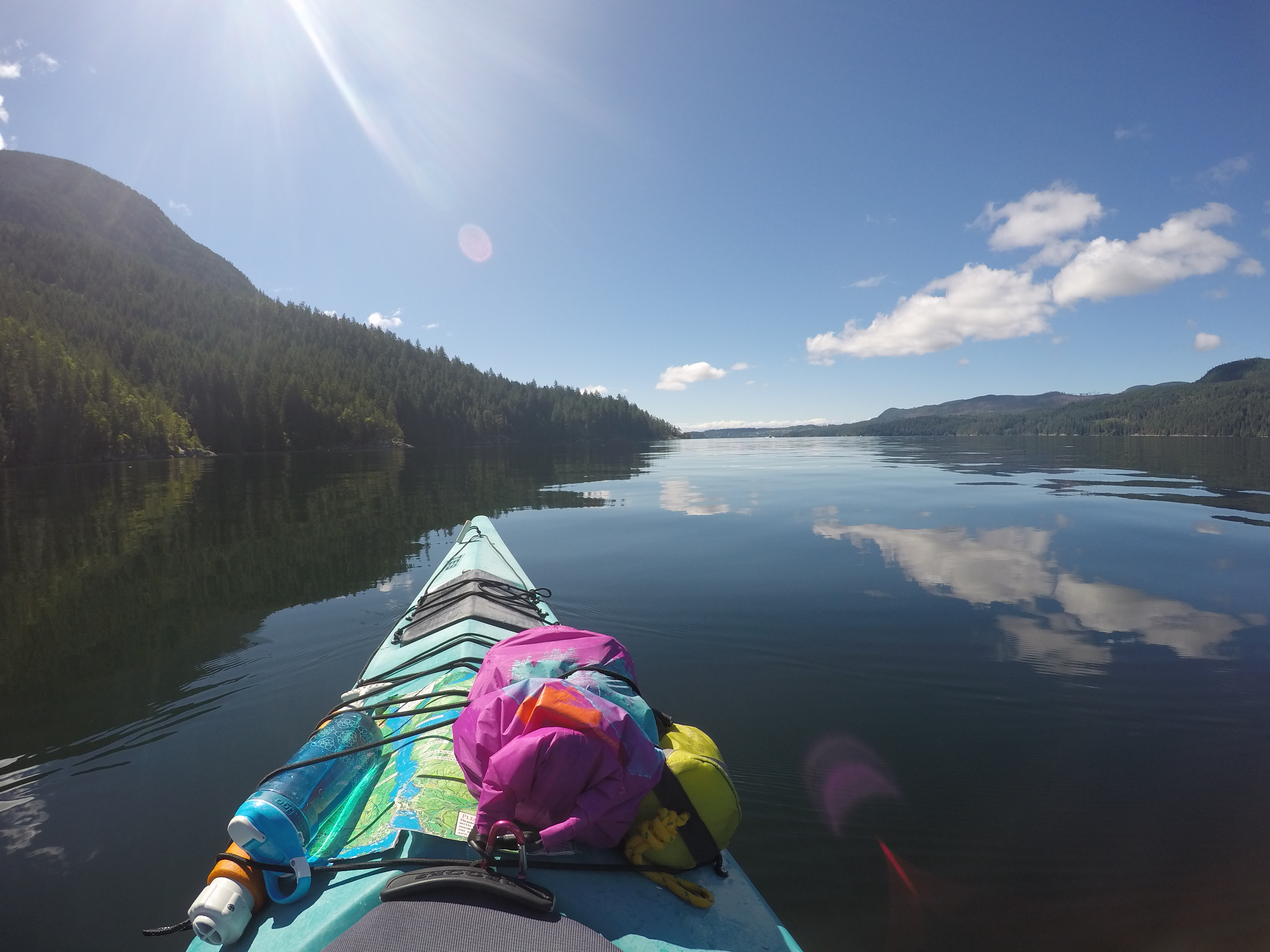 Kayaking Sechelt Inlet | The Road Goes Ever On