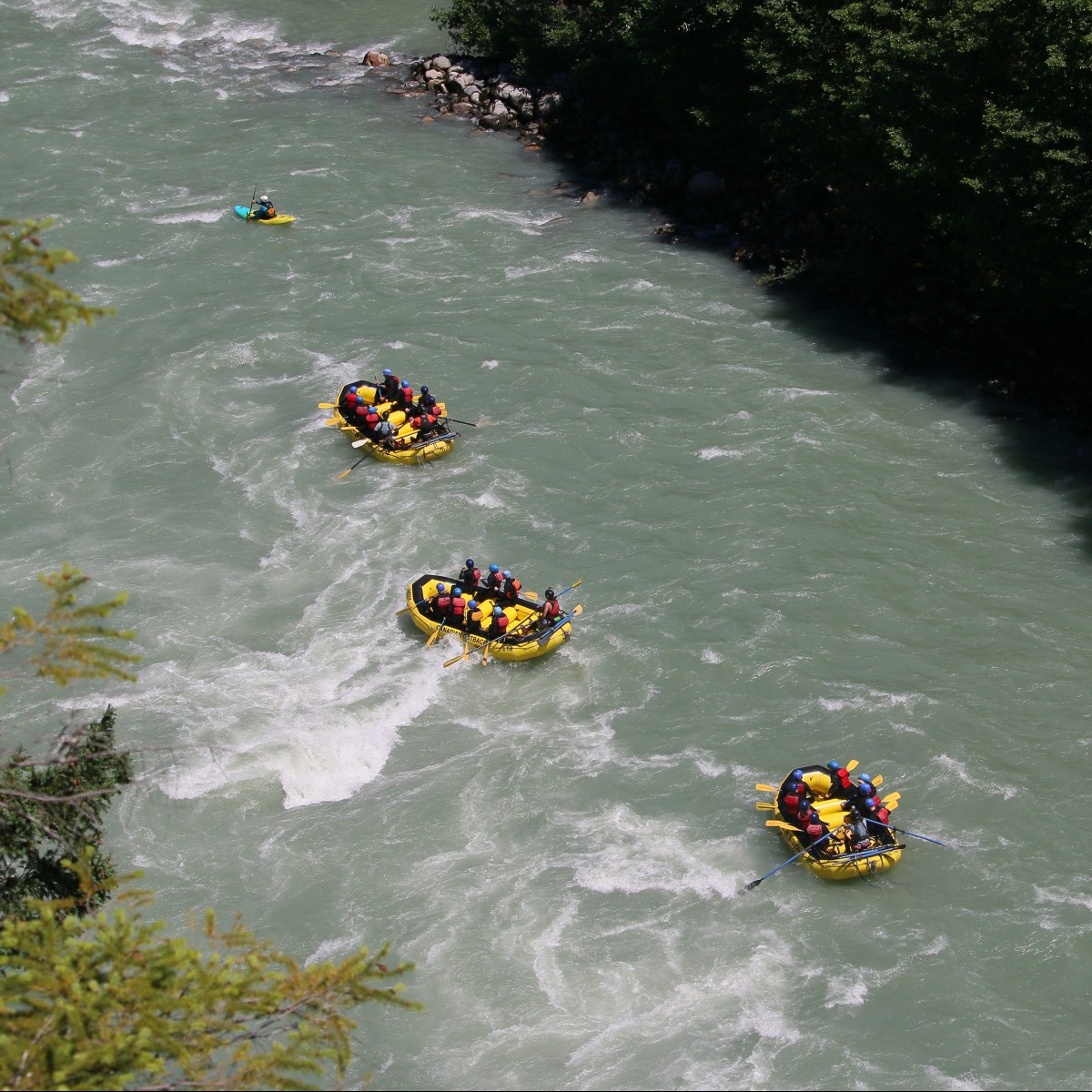 Whitewater Rafting the Elaho River with Girl Guides | The Road Goes Ever On